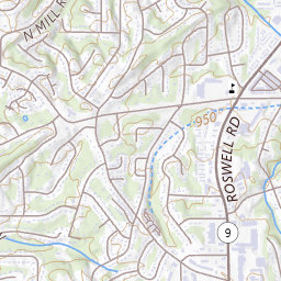 Sandy Springs Map