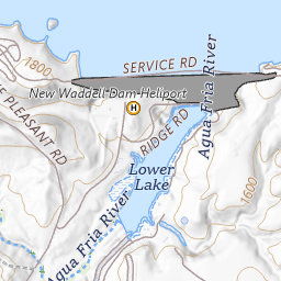 Lake Pleasant Arizona Map