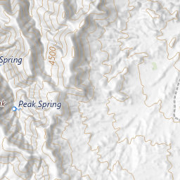 Murphy Ranch Mountain Topo Map AZ, Gila County (Inspiration Area)