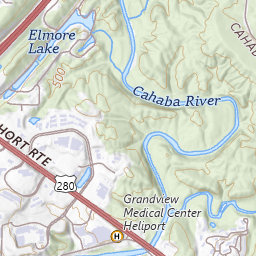 Cahaba River Map