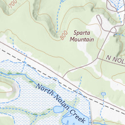 Sparta Mountain Topo Map TX, Bell County (Bland Area)