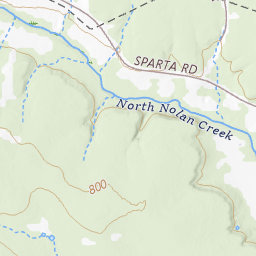Sparta Mountain Topo Map TX, Bell County (Bland Area)