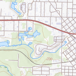 Crestview Florida Topographic Map
