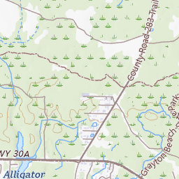Mapa De Grayton Beach, Florida Grayton Beach Map, Santa Rosa Beach,