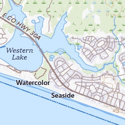 Seagrove Florida Map