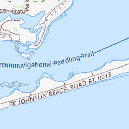 Johnson Beach Perdido Key Map Perdido Key Topo Map AL, Baldwin County