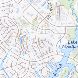 The Woodlands Tx Elevation Map