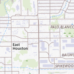 Settegast Topo Map TX, Harris County (Settegast Area)