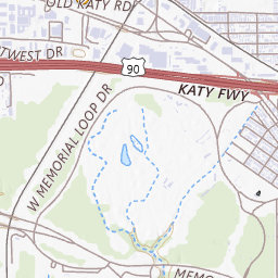 Distance Houston Memorial Park Map