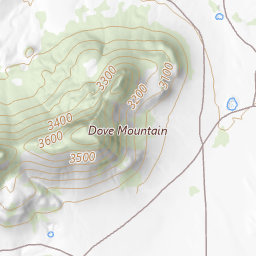 Dove Mountain Topo Map TX, Brewster County (Dove Mountain Area)