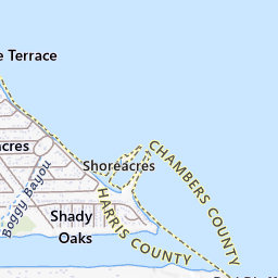 Red Bluff Texas Map