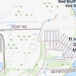 Red Bluff Texas Map