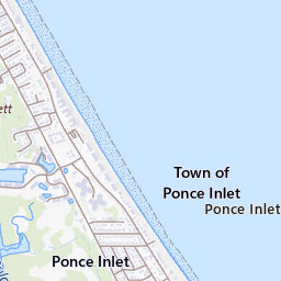 Ponce Inlet Beach Florida Map Salty Shoals Private Deep Water Dock