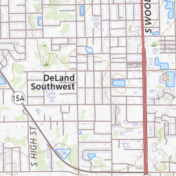 Map Of Deland Florida