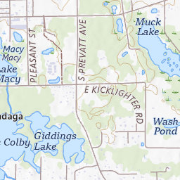 Mapa De Cassadaga, Florida