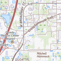 Oviedo Florida Map