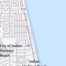 Satellite Beach Florida Map