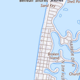 Map Of Florida Sand Key Clearwater Sand Key Park Loop | Pinellas
