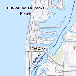 Mapa De Indian Rocks, Florida Indian Rocks Beach Closest Airports