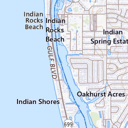 Mapa De Indian Rocks, Florida Indian Rocks Beach Closest Airports