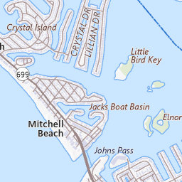 Map Of Johns Pass Florida