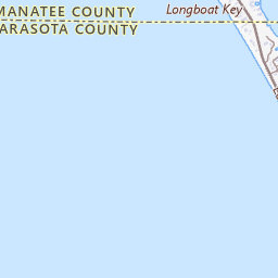 Mapa De Longboat Key, Florida