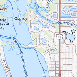 Osprey Florida Map
