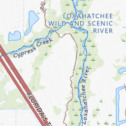 Mapa De Cypress Creek, Florida