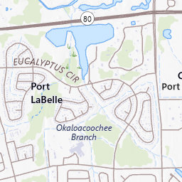 Map Of Port Labelle Florida