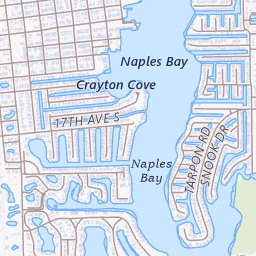 Naples Bay Florida Map