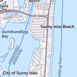 Sunny Isles Florida Map