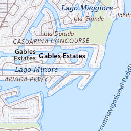 Miami Dade County Waterway Map Gulf Intracoastal Waterway Wikipedia