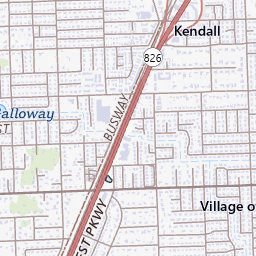Dadeland Florida Map Kendall West, Florida Wikipedia