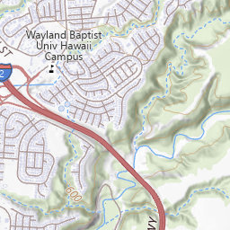 Oahu Topo Map HI, Honolulu County (Waipahu Area)