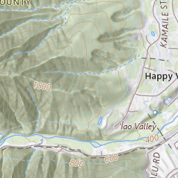 Iao Valley State Park Map