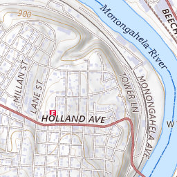 Monongahela River Map