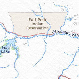 Fort Peck Reservoir Map