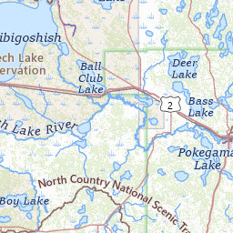 Hubbard County, Minnesota Topograhic Maps by Topo Zone