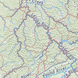Knott County, Kentucky Topograhic Maps by Topo Zone