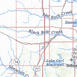 Pawnee County, Oklahoma Topograhic Maps by Topo Zone