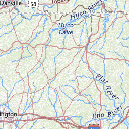 Digital elevation models (DEMs) of the Greater Raleigh Area, North ...
