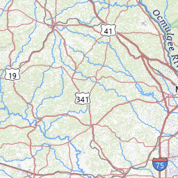 Baldwin County, Georgia Topograhic Maps by Topo Zone