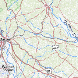 Baldwin County, Georgia Topograhic Maps by Topo Zone