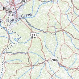 Monroe County, Georgia Topograhic Maps by Topo Zone