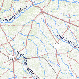 Clinch County, Georgia Topograhic Maps by Topo Zone