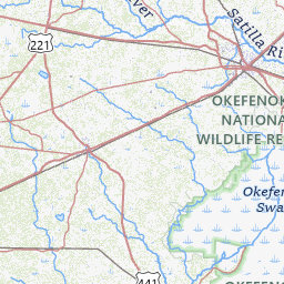 Clinch County, Georgia Topograhic Maps by Topo Zone