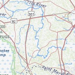 Clinch County, Georgia Topograhic Maps by Topo Zone